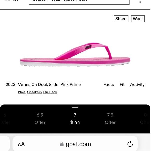 Nike | Shoes | Nike Pink Prime Flip Flops | Poshmark